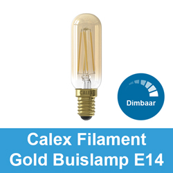 Calex gouden coating led lampen| Dimbaar E14 & E27 fitting | 123led.nl